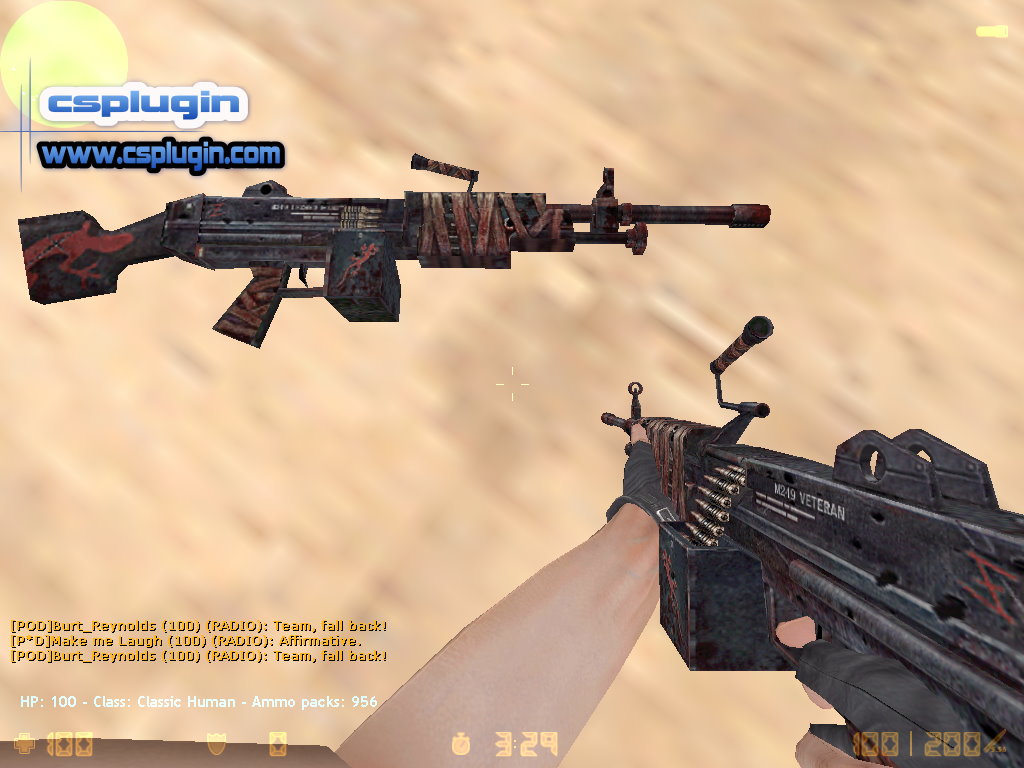 [ZP] Extra İtem: M249 Veteran - Counter Strike Plugins